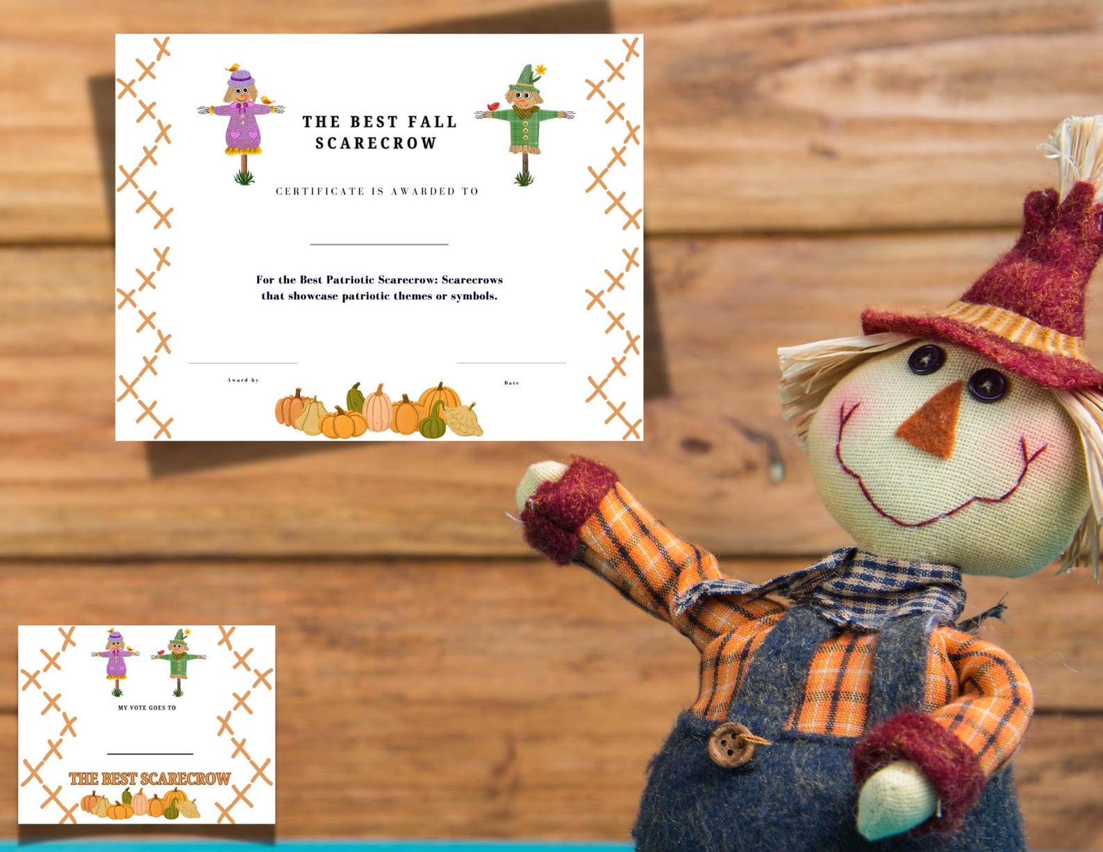 Scarecrow Awards Certificates, 20 Fall Contest Categories (pdf ...