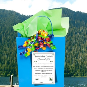 Summer Camp Survival Kit Tag Printable,favor Tags,printable Adventure ...