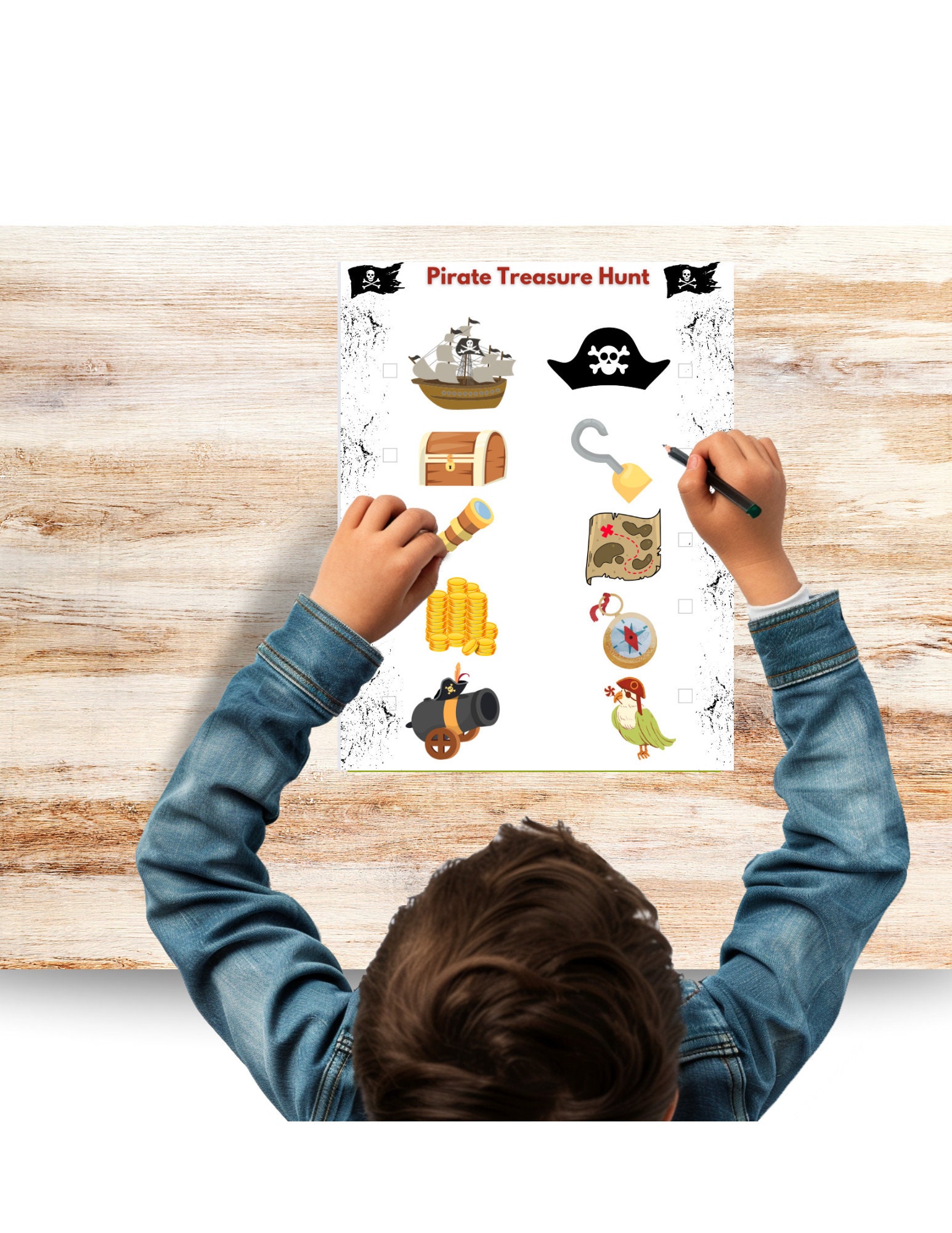 Fun Pirate Treasure Hunt Game for Kids Interactive Picture Based ...