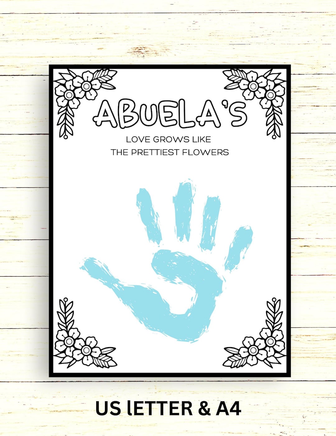 Grandparents Day Handprint Craft, Preschool Handprint Art,diy ...