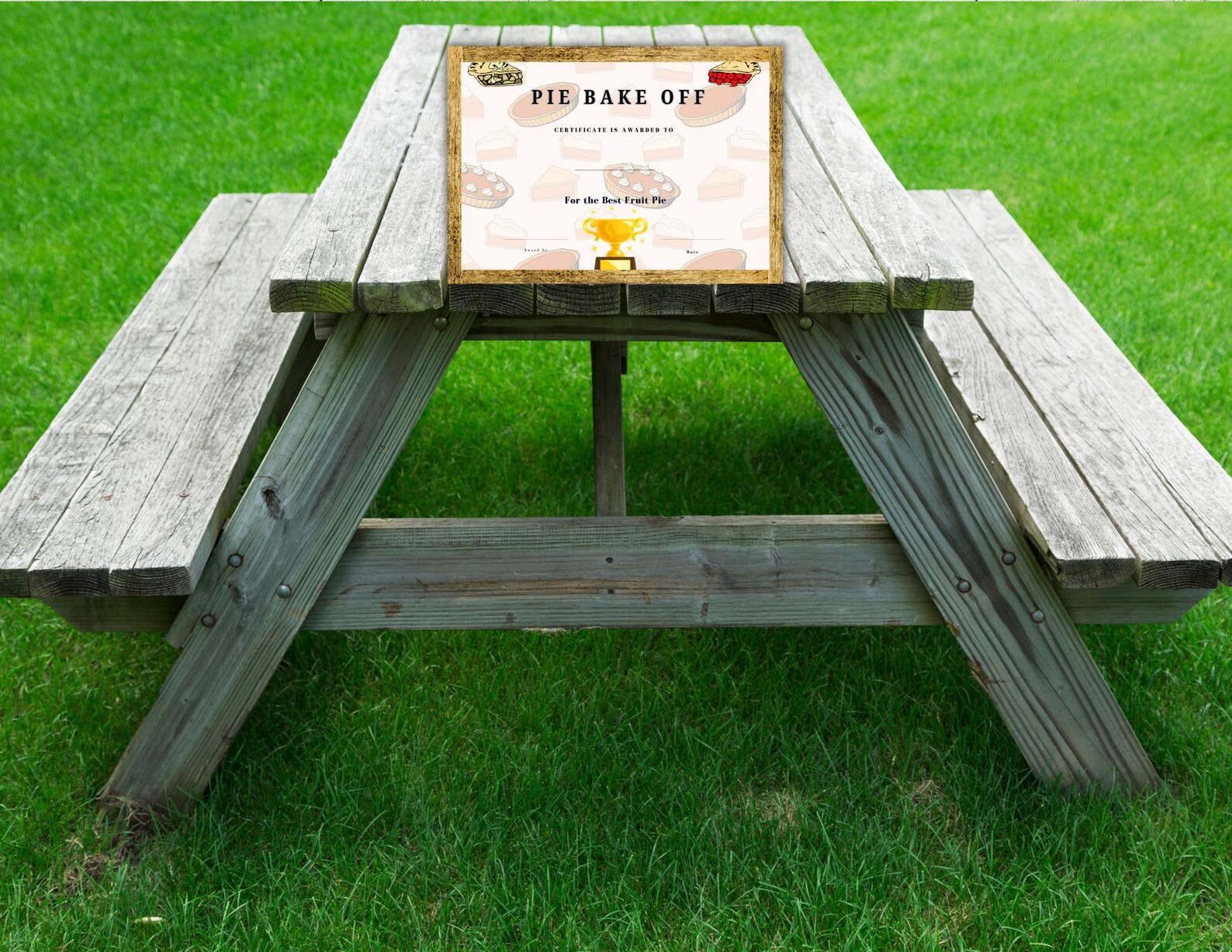 10 Pie Competition Awards Certificate Bundle,pie Contest Kit, Pie ...