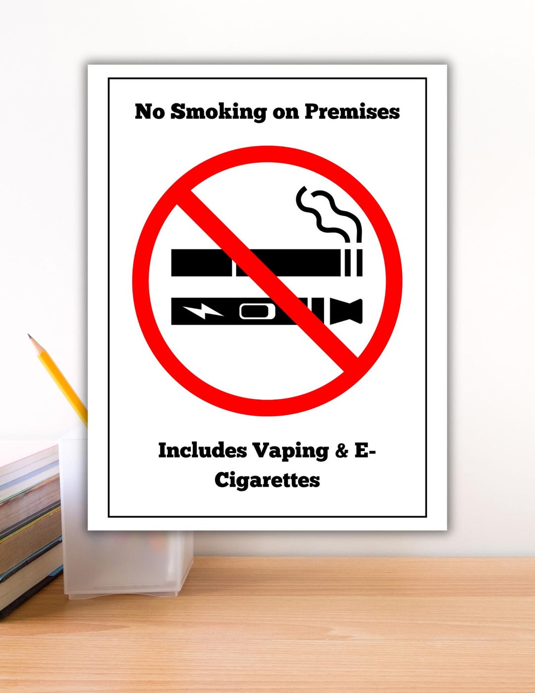 No Smoking Sign,printable Safety & Etiquette Sign for Home, Business ...