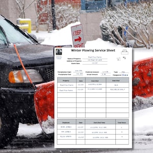 Commercial Snow Plowing Service Sheet: Snow Plowing Service Contract ...