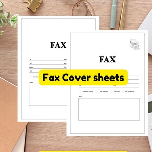 Fax Cover Sheets, Printable Fax Cover Form, Professional Faxing Template, Office Fax Sheet ...