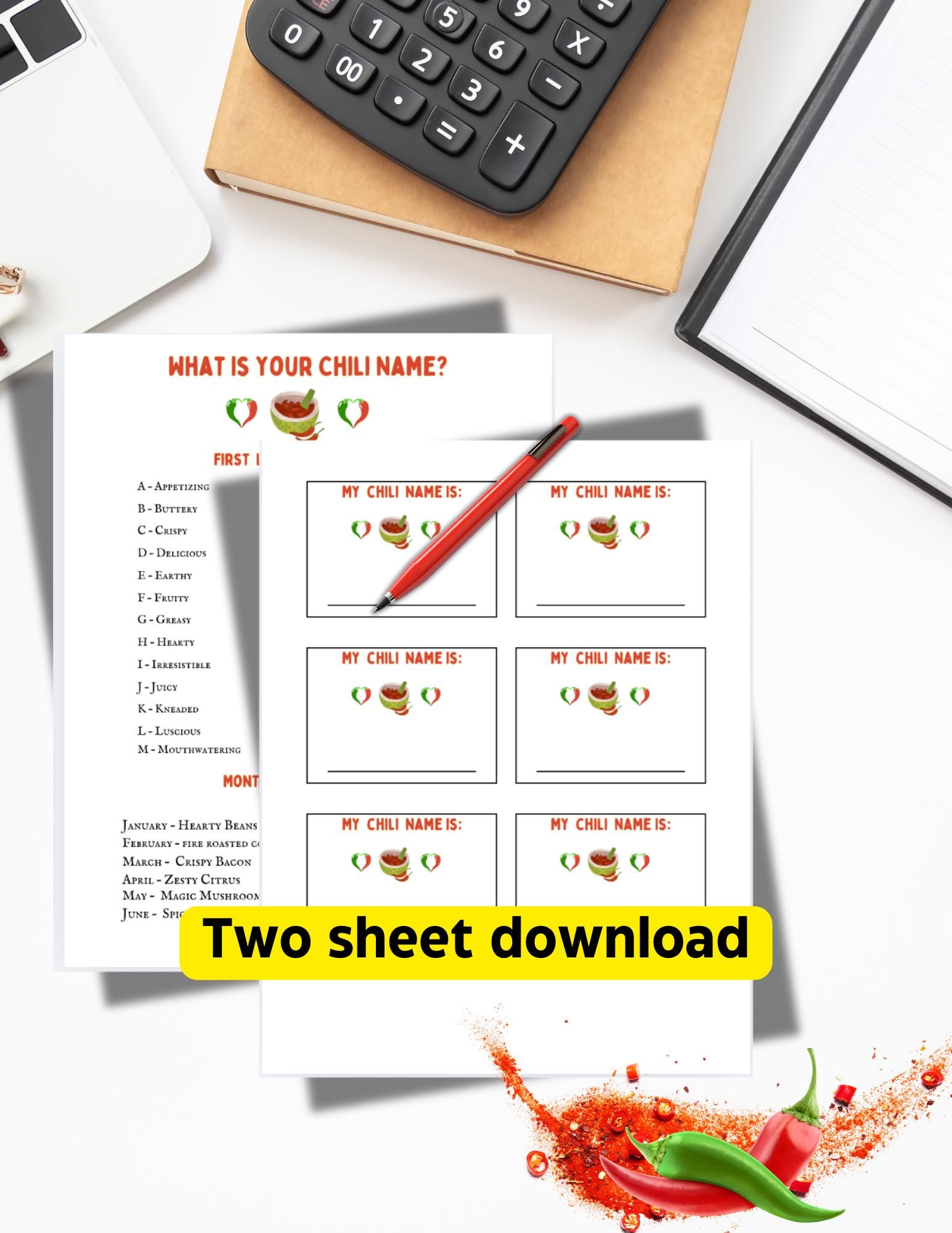 What's Your Chili Name,name Game Generator,what is Your Chili Name ...