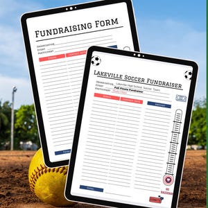 Printable Fundraising Form for Events, Charities, Sports and More ...