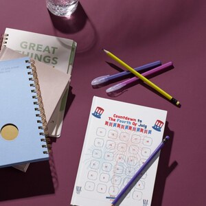 July 4th Countdown Calendar, Independence Day Countdown, Summer ...