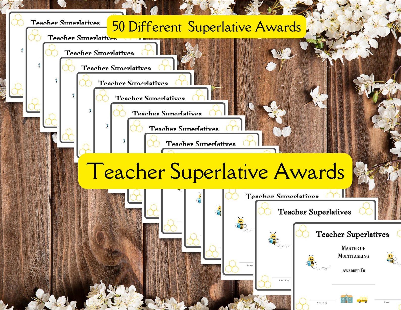 Teacher Superlative Awards – Honoring the Educators: Fun Faculty Awards ...
