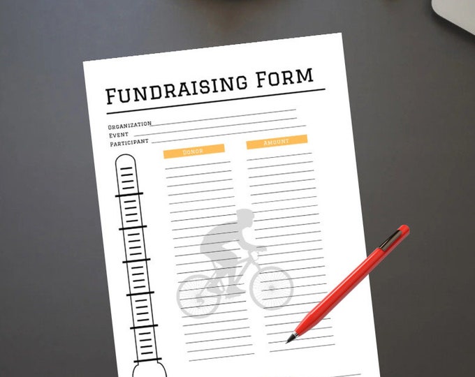 EDITABLE Trike-a-thon Fundraiser Flyer, Printable Bike Handout, School ...