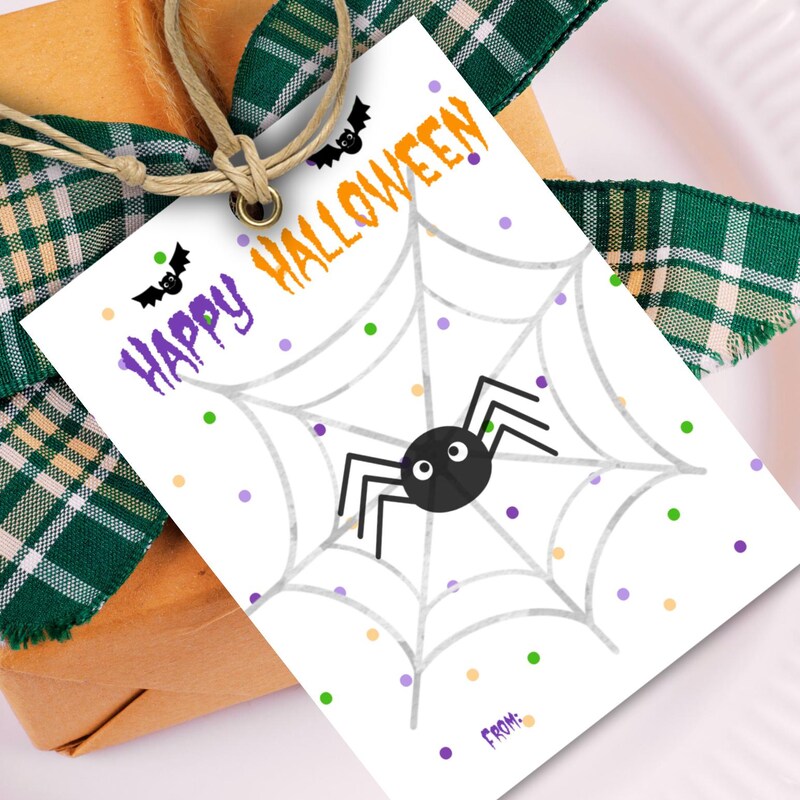 Spider Gift Tag - 60+ Gift Ideas for 2024