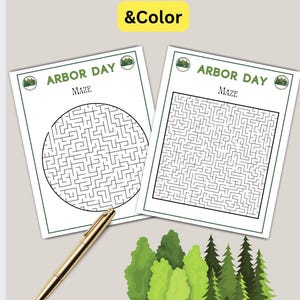 Arbor Day Game Bundle,printable Activities, Worksheets, Arbor Day Games ...