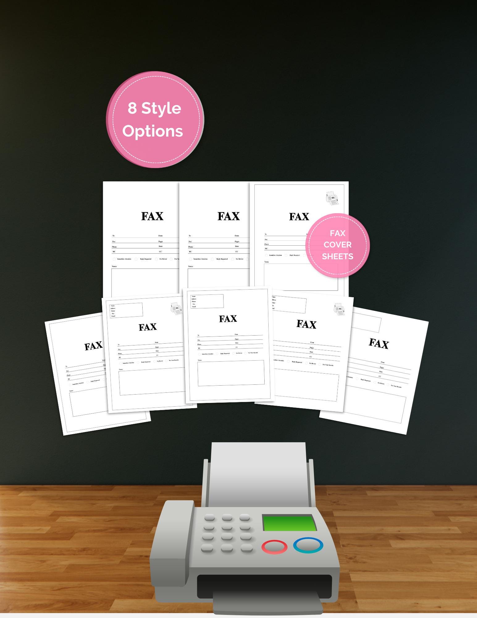 Fillable Fax Cover Sheet Templates, Fax Cover,fax Sheet, Fax Cover ...