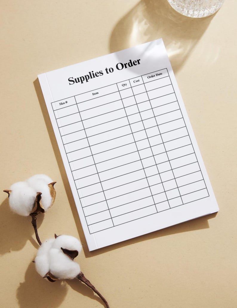 Printable Supply Tracker Template: Organize Inventory & Manage Stock ...