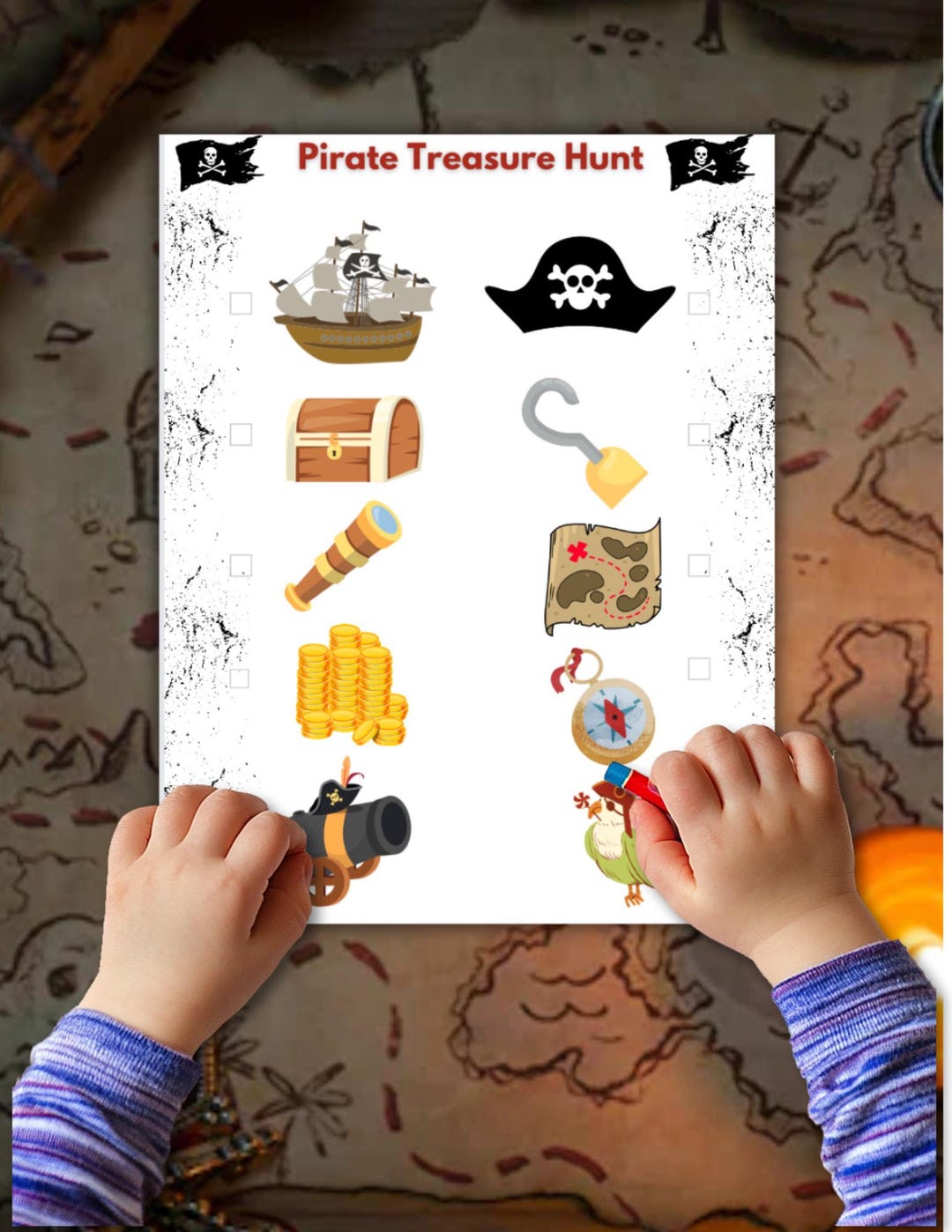 Pirate Treasure Hunt Game for Kids - Interactive Picture Based ...
