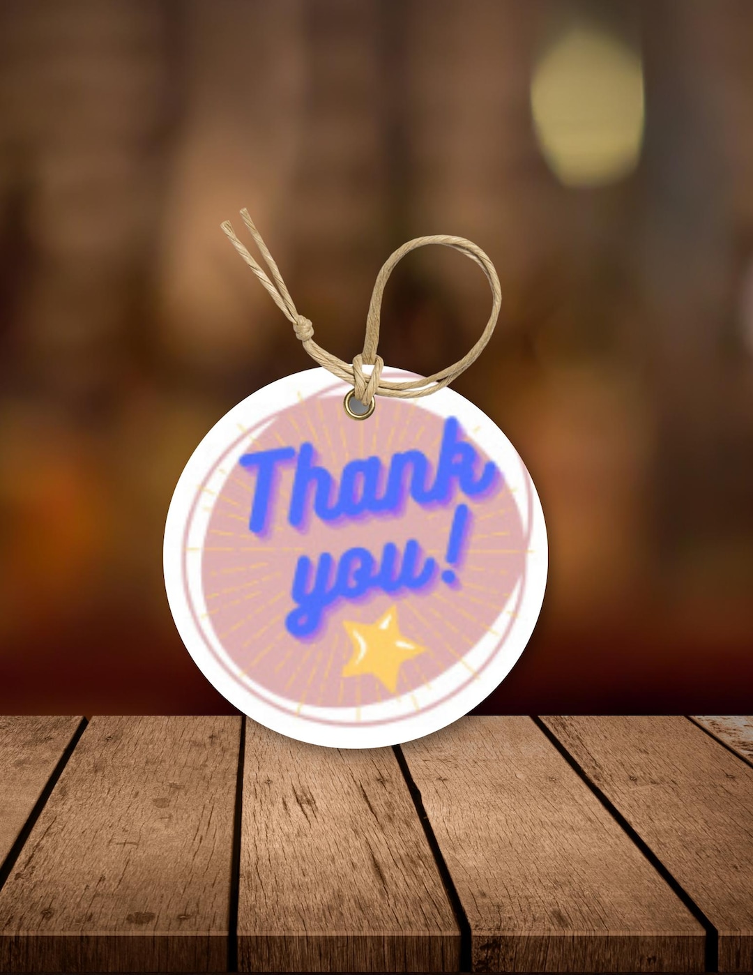 Thank You Tags, Printable Thank You Tags, Thank You Sticker, Tag, Decal ...