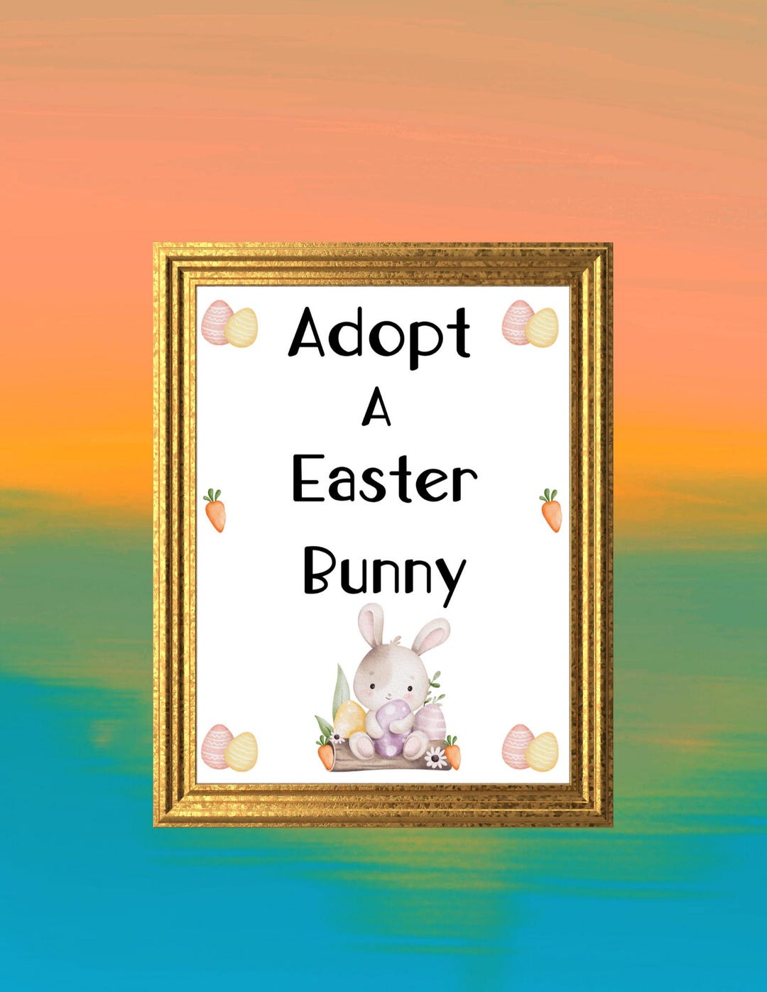 Adopt an Easter Bunny,easter Bunny Adoption Kit, Bunny-themed ...