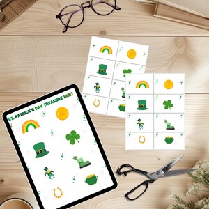St Patricks Day Treasure Hunt,preschool Game for St Patricks Day Party ...