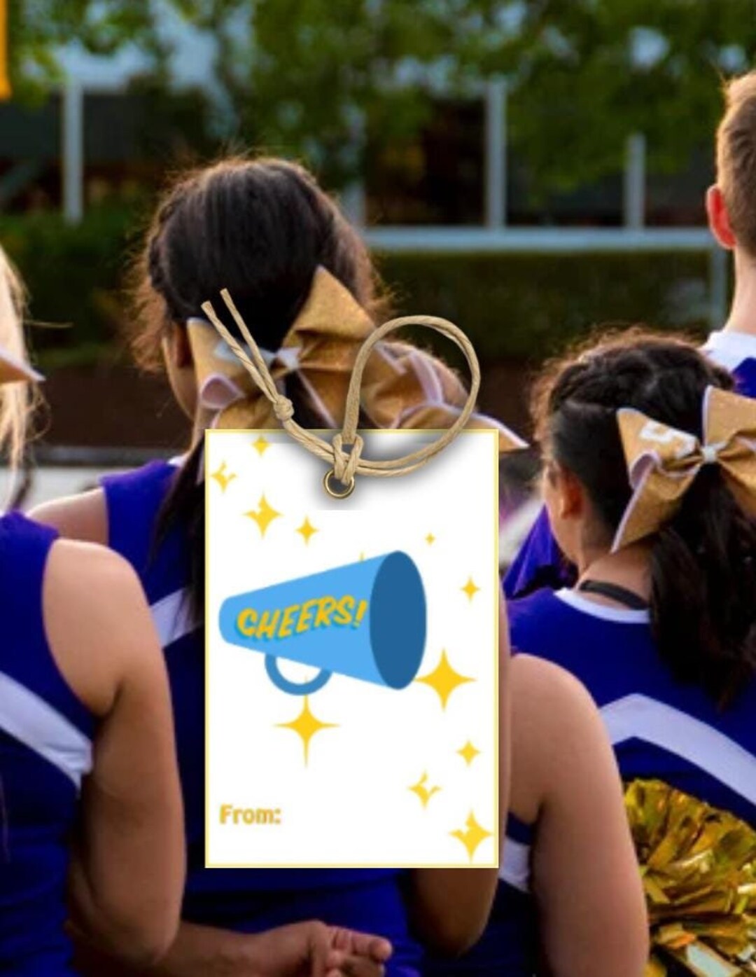 Cheer Camp Gift and Goody Bag Tag, Cheer Favor, Cheerleading Gift ...