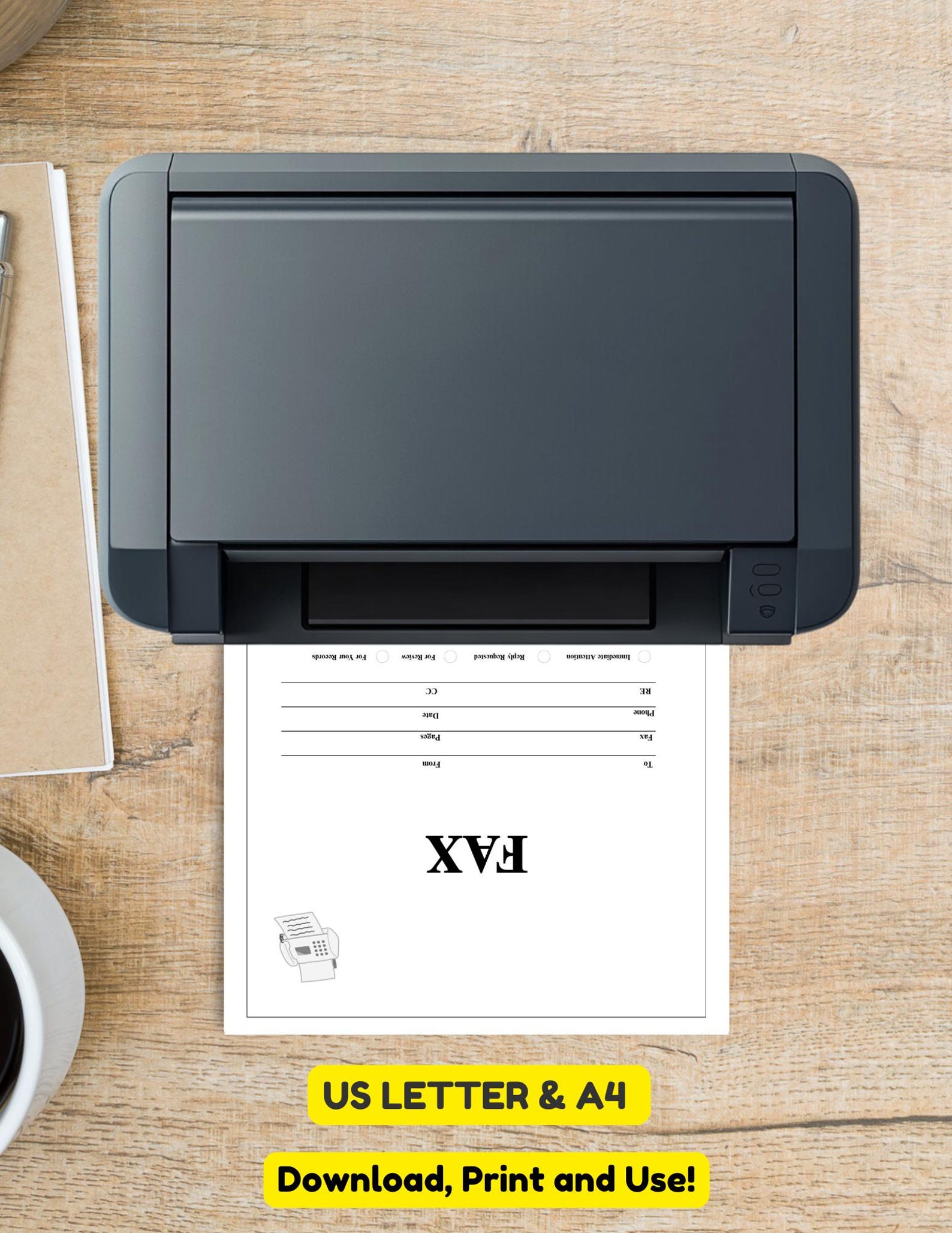 Fax Cover Sheets, Printable Fax Cover Form, Professional Faxing ...