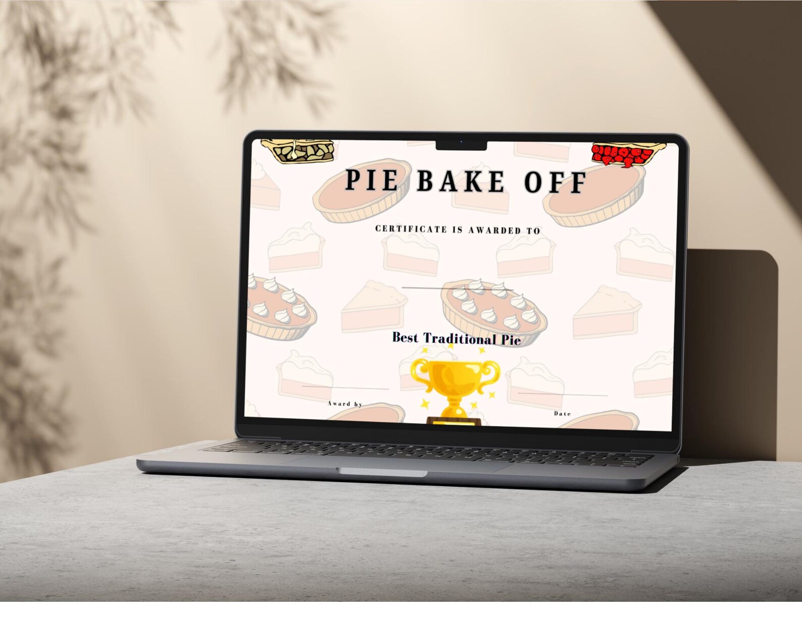 10 Pie Competition Awards Certificate Bundle,pie Contest Kit, Pie ...