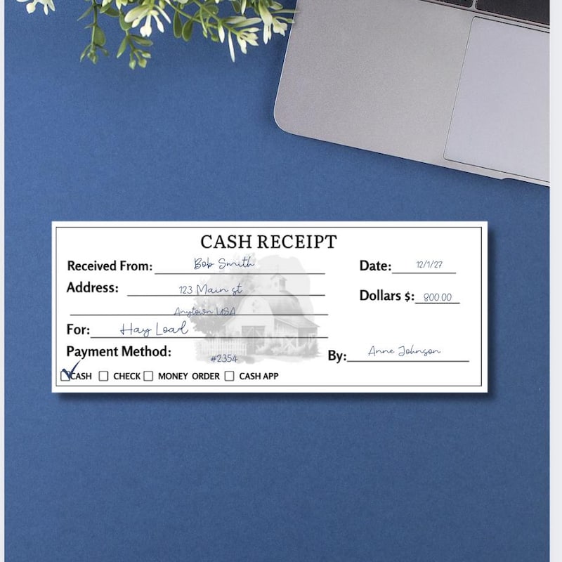 Receipt Template - Etsy
