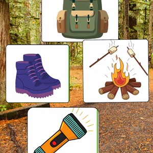 Camping Dice Game, Camping Gear Dice Game, Camping Themed Game ...