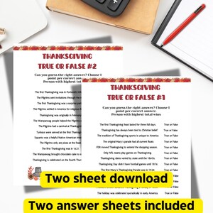 Thanksgiving Trivia, Thanksgiving Facts and Falsehoods,kids and Adult ...