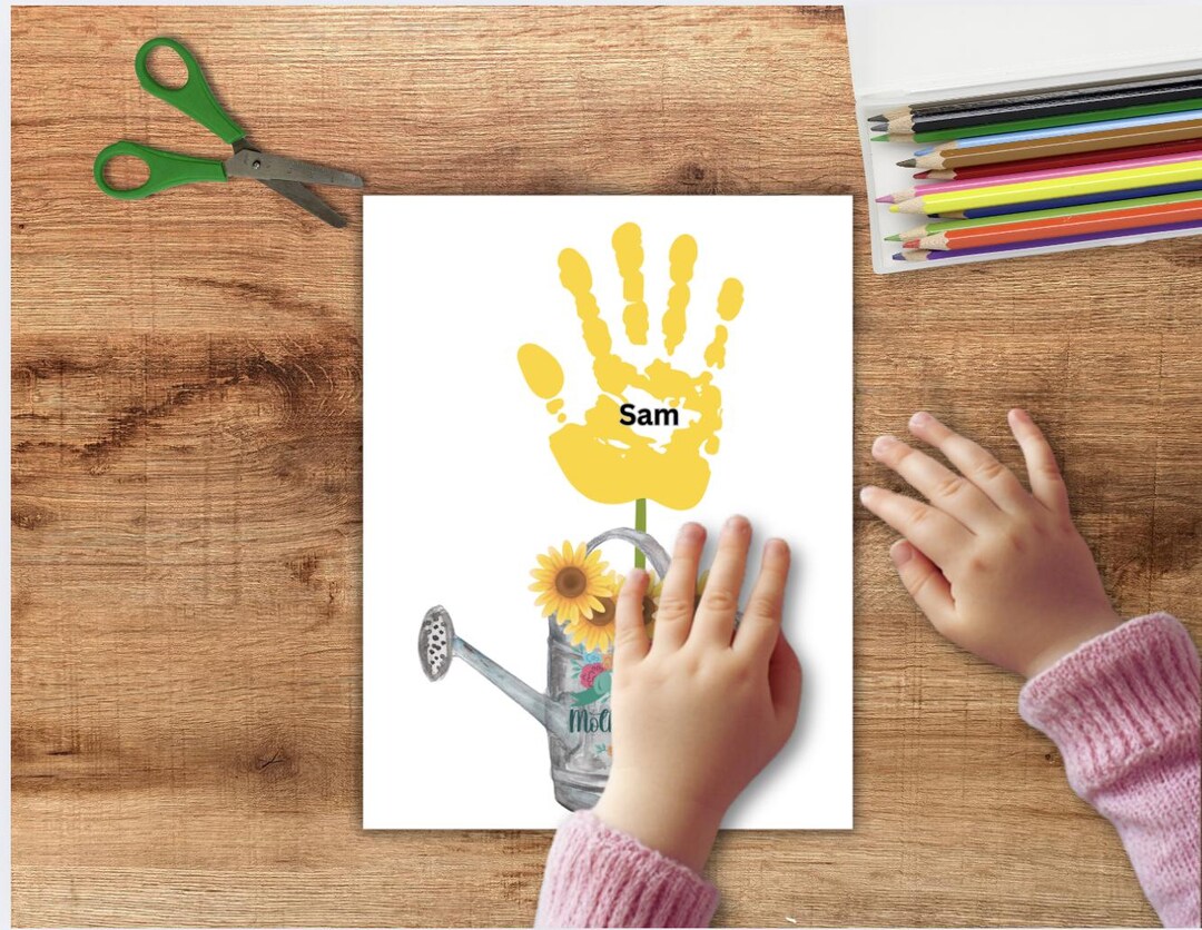 Mother's Day Handprint Art Craft Keepsake,diy Art Craft Gift for Mom ...