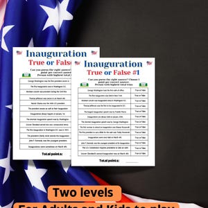 Inauguration Trivia, Inauguration Facts & Falsehoods, Kids and Adult ...