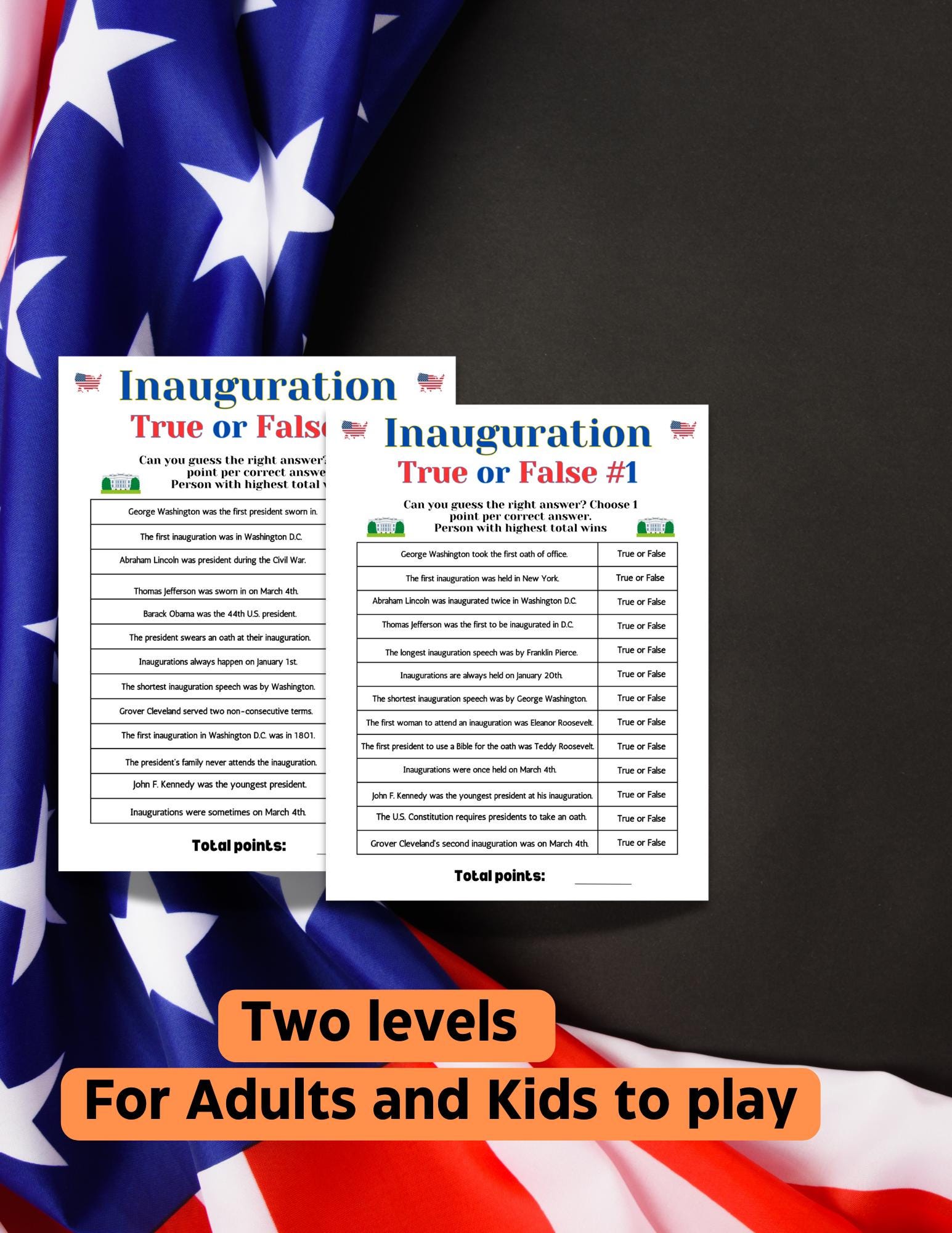 Inauguration Trivia, Inauguration Facts & Falsehoods, Kids and Adult ...