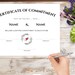 Wedding/commitment Ceremony Certificate - Etsy