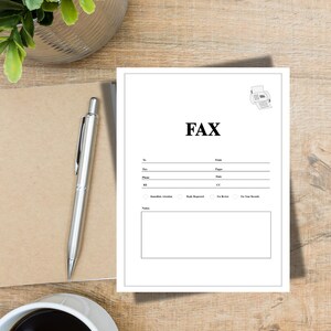 Fax Cover Sheets, Printable Fax Cover Form, Professional Faxing ...