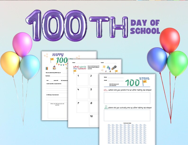 100th Day of School,100 Days of School Coloring Pages,elementary School ...