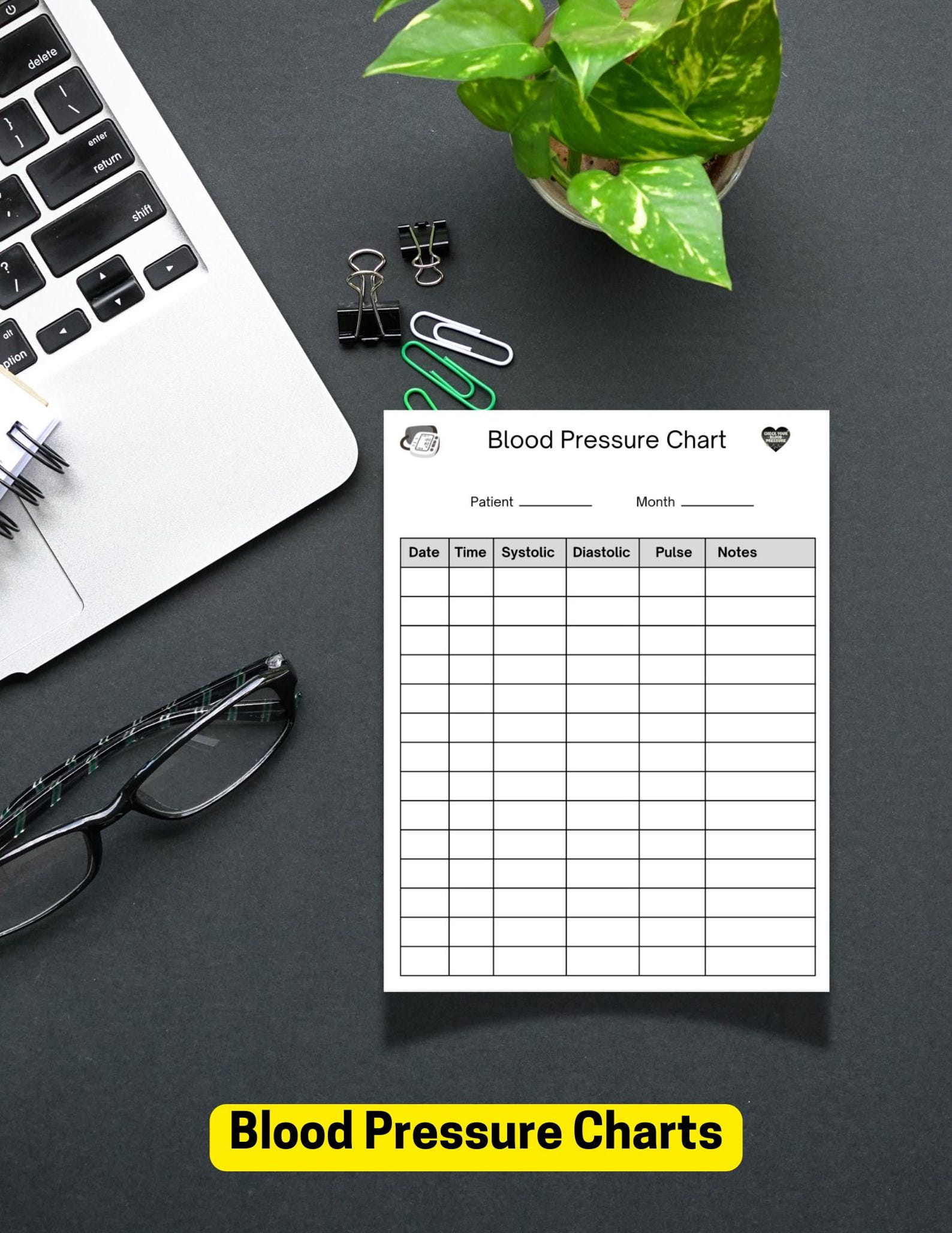 Printable Blood Pressure Chart,printable Blood Pressure Tracker ...