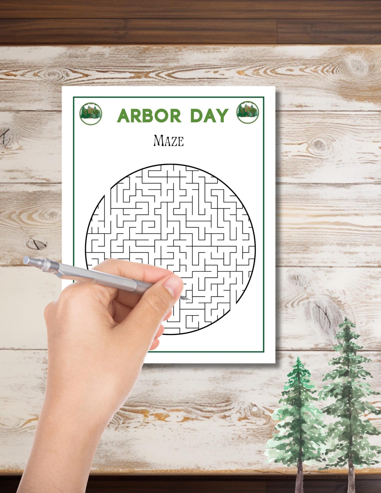 Arbor Day Game Bundle,printable Activities, Worksheets, Arbor Day Games ...
