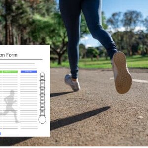 Running/race Event Donation Tracker Template,cross Country Fundraiser ...