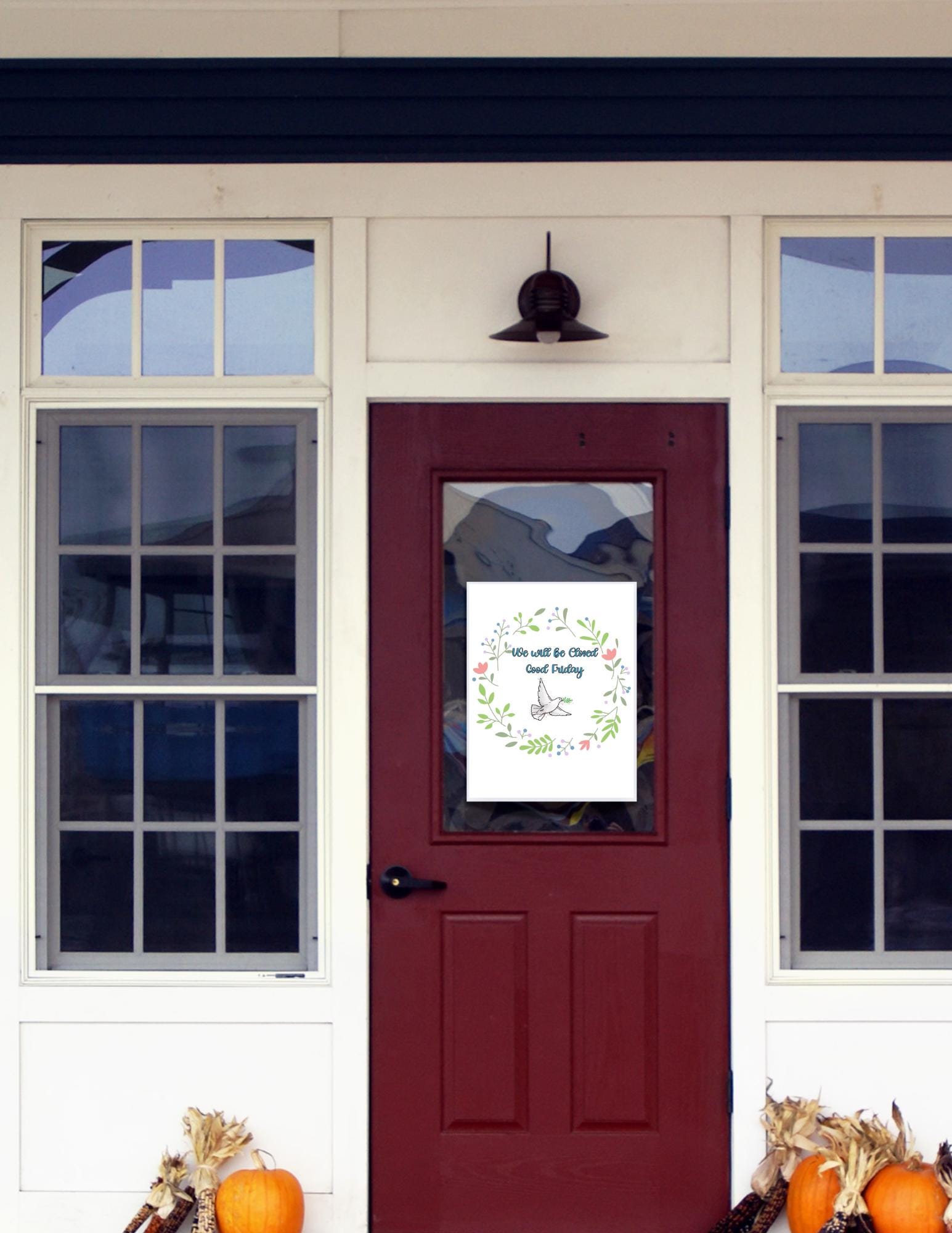 Closed for Good Friday Sign, Closed for the Day,printable Closed Store ...