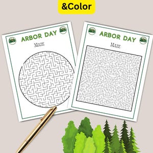Arbor Day Game Bundle,printable Activities, Worksheets, Arbor Day Games ...