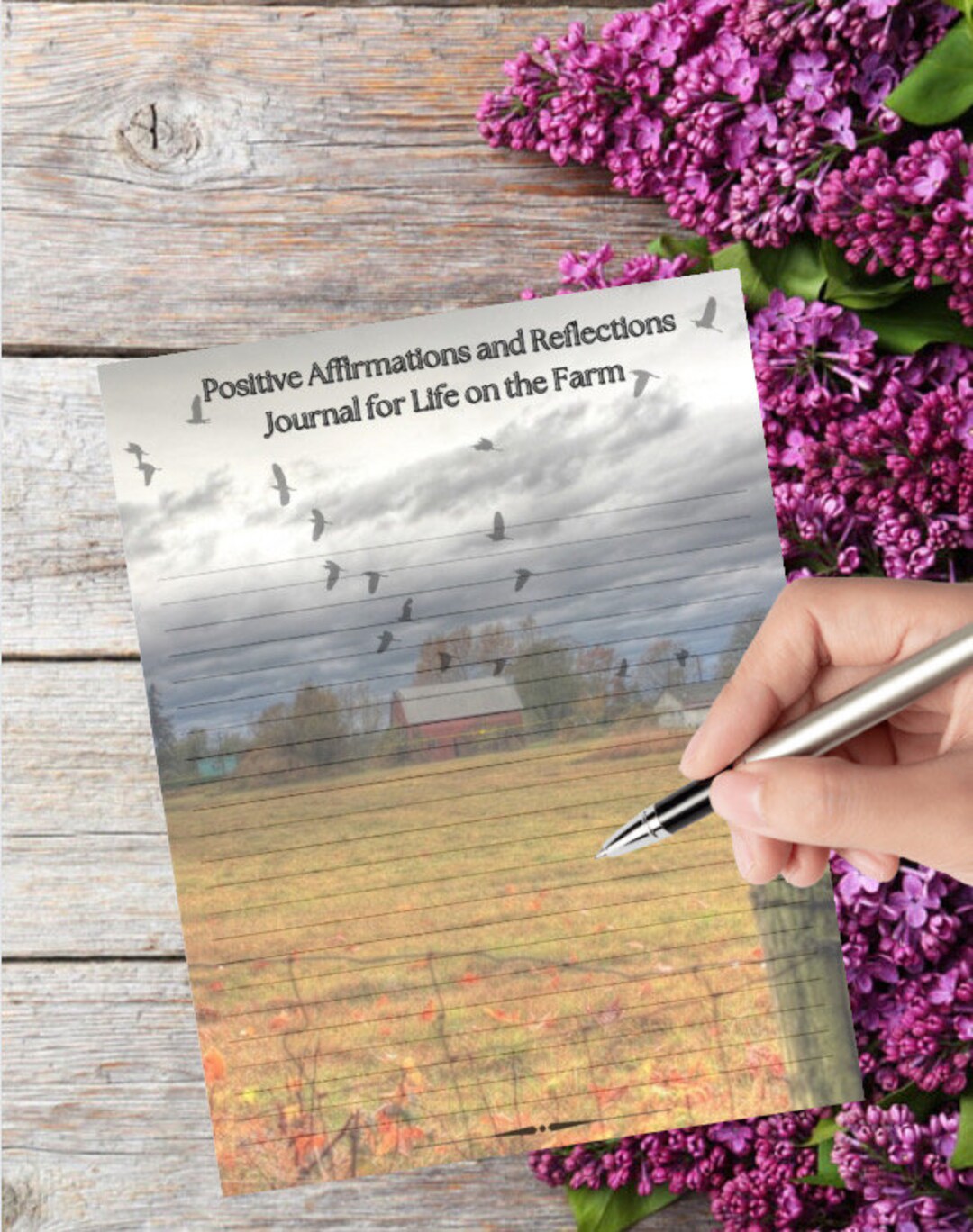 Printable Positive Affirmations & Reflections Journal for Life on the ...