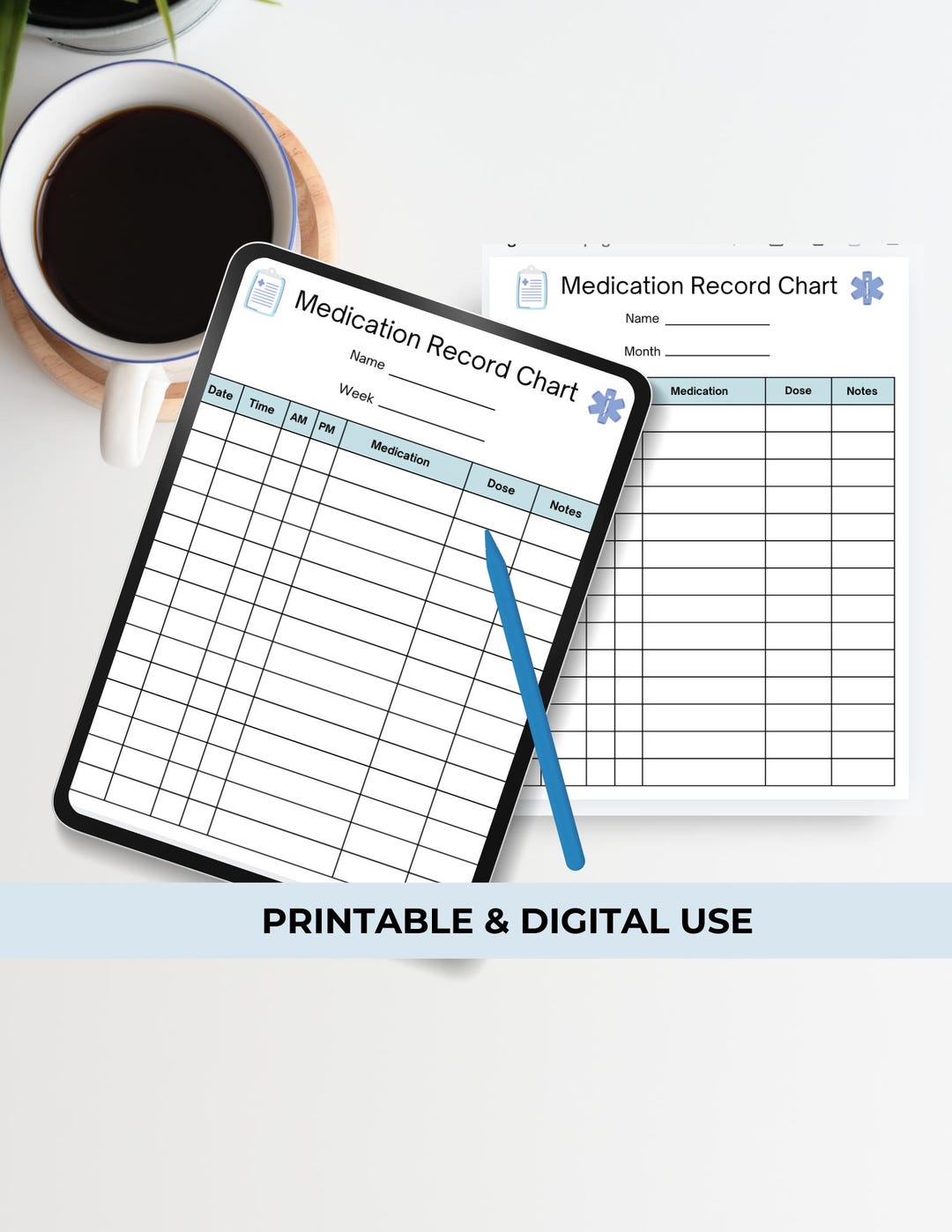 Medication Chart for Individual Records,parents Medication Tracker ...