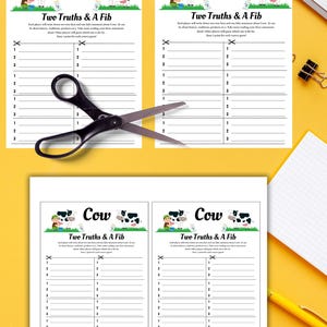 Cow Party Games Bundle: Printable Farm Animal Games (PDF Download) - Etsy