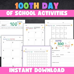 100th Day of School,100 Days of School Coloring Pages,elementary School ...