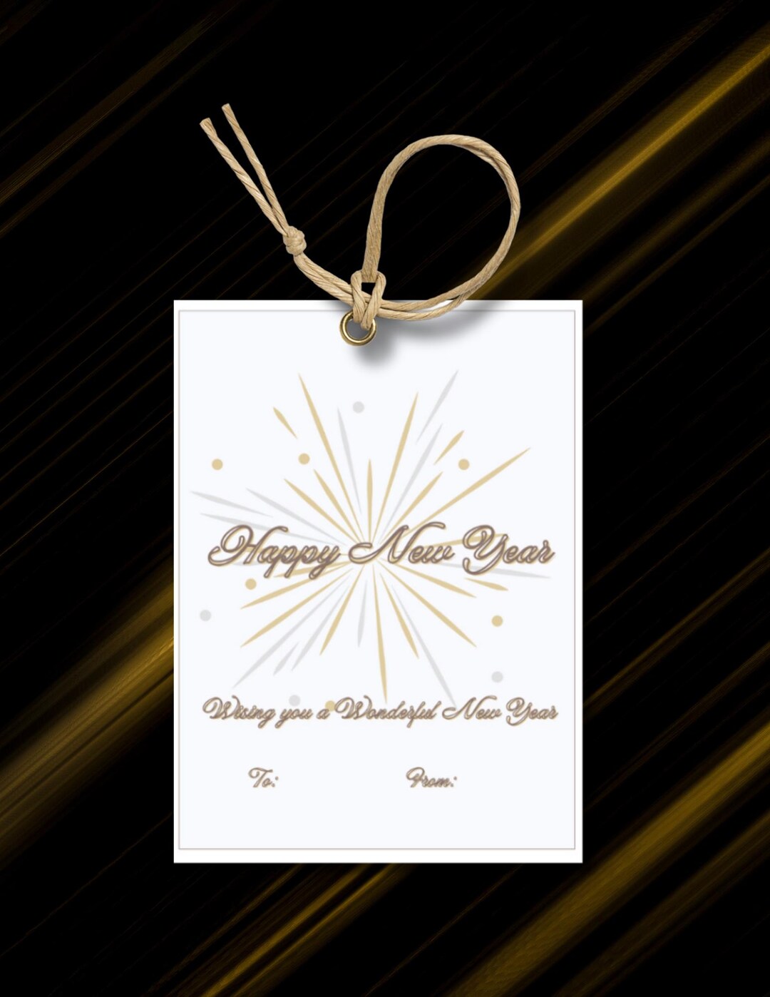 Happy New Years!printable Happy New Year Gift Tags, New Years Themed ...