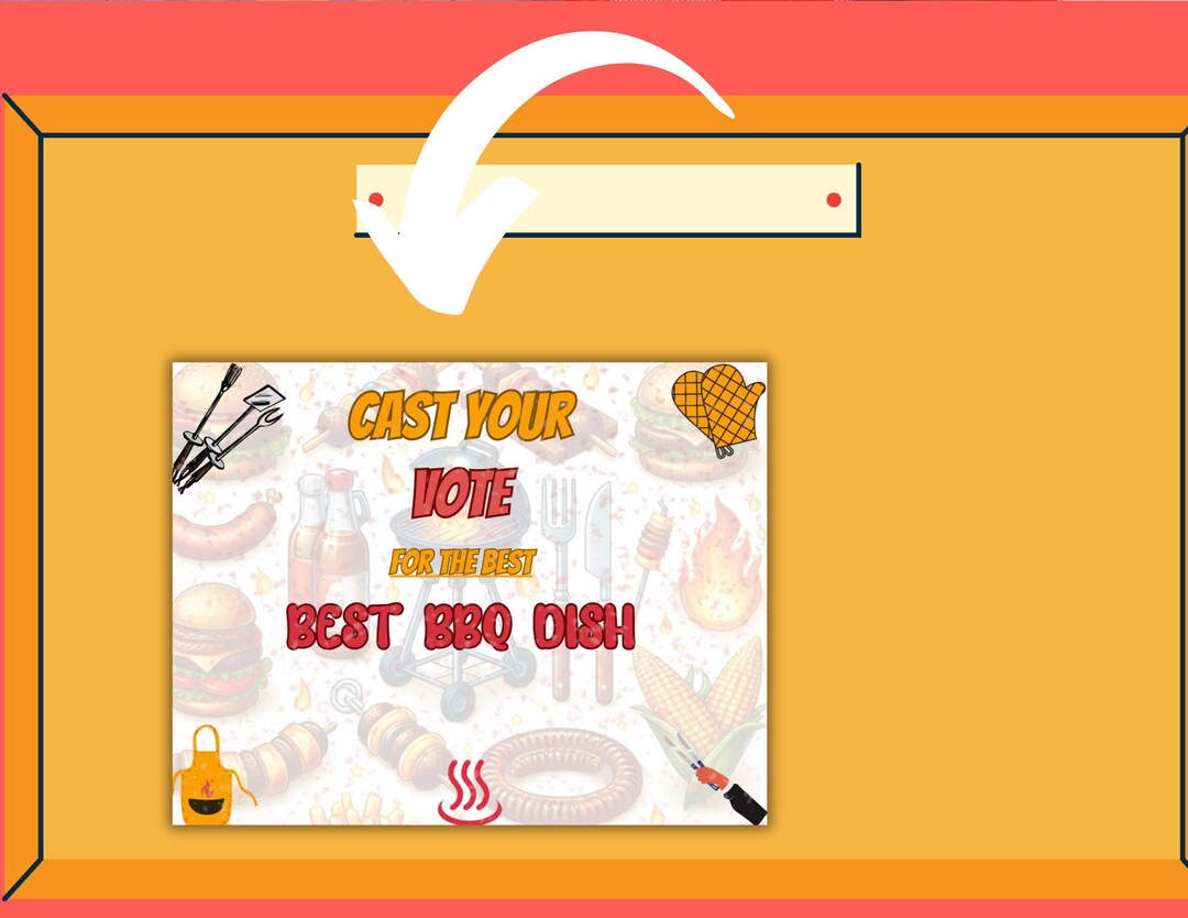 Best BBQ Dish Cast Your Vote Sign - Etsy