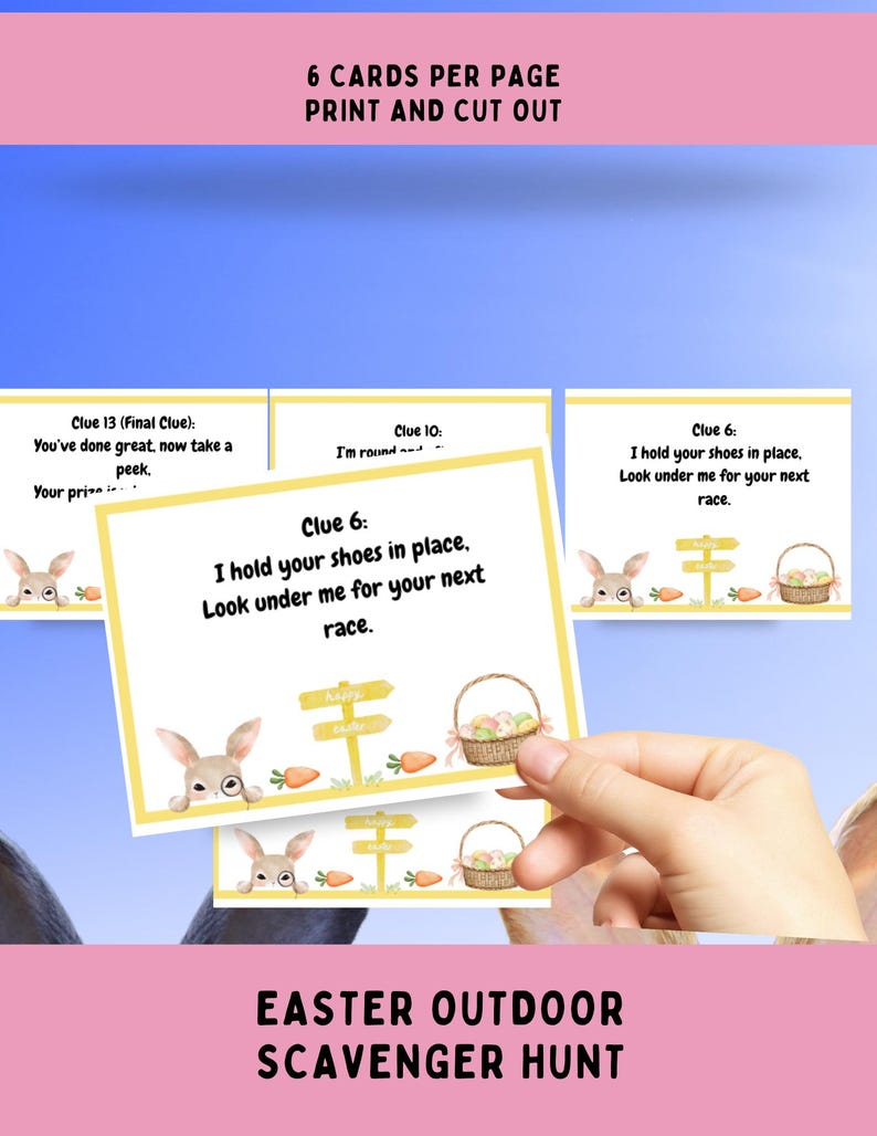 Easter Scavenger Hunt,indoor Treasure Hunt Clues,indoor Treasure Hunt ...