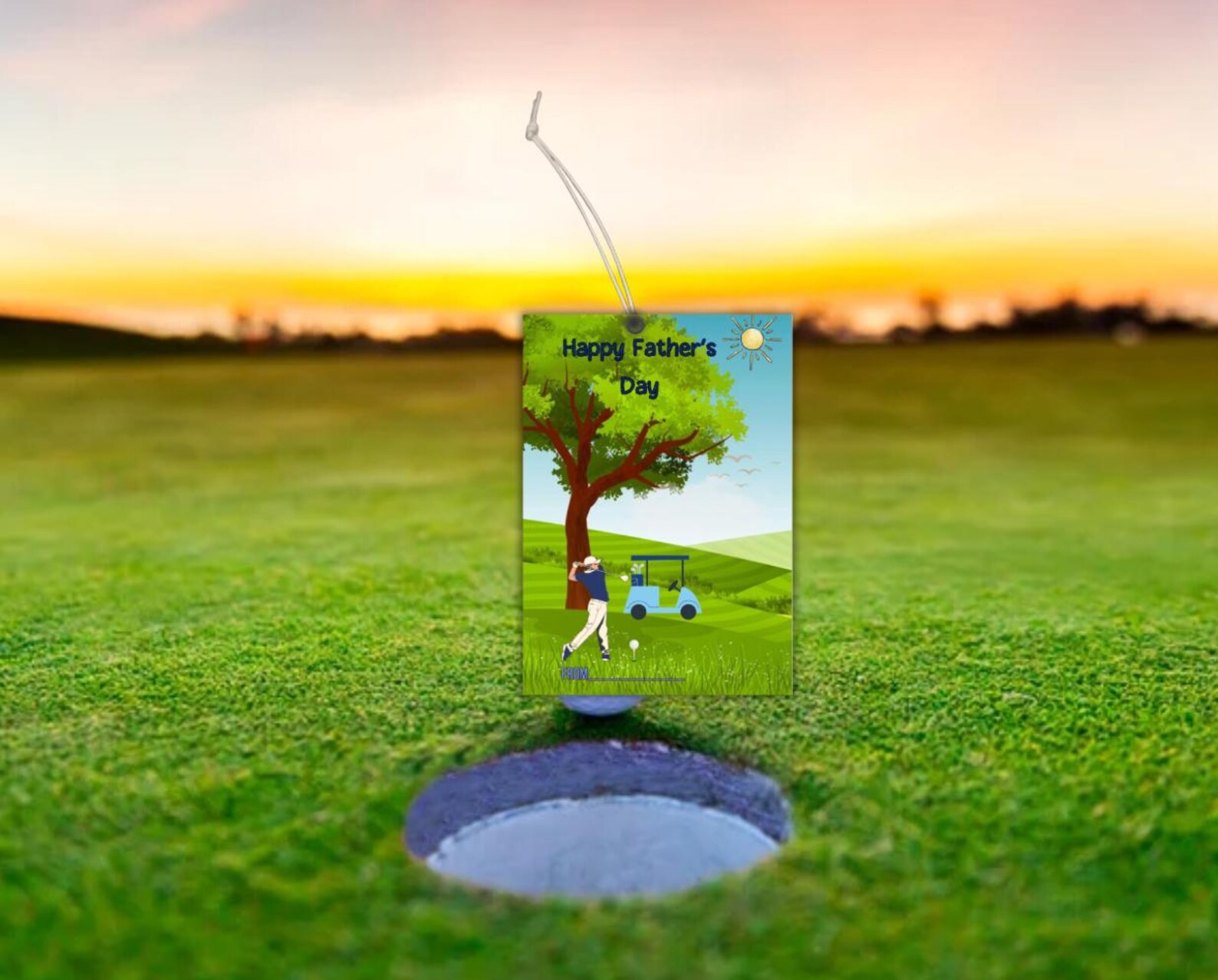 Printable Golf Themed Gift Tags for Dad, Golf Tags for Dad,fathers Day ...