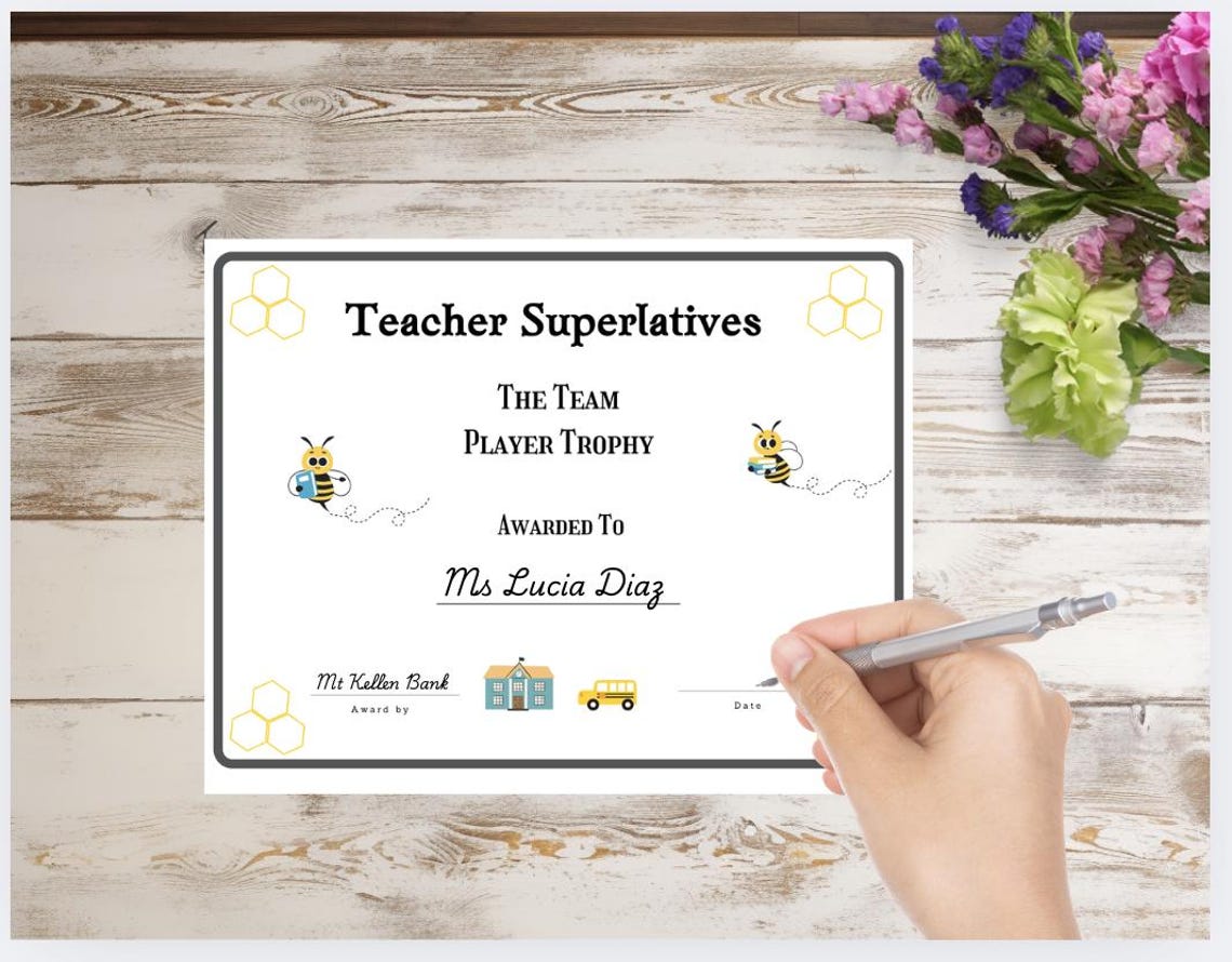 Teacher Superlative Awards – Honoring the Educators: Fun Faculty Awards ...