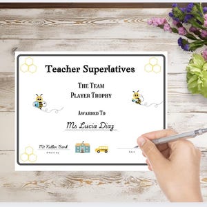 Teacher Superlative Awards – Honoring the Educators: Fun Faculty Awards ...