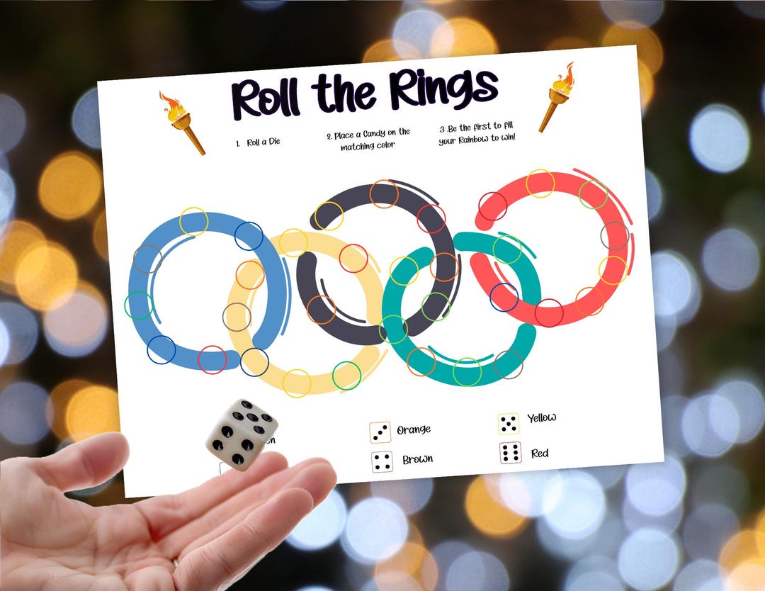 Roll the Rings, Dice Game,roll the Games Rings Dice Game,celebrate the ...