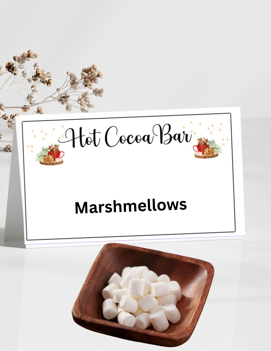 Hot Cocoa Bar Kit,printable Hot Chocolate Party, Ultimate Hot Cocoa Bar ...